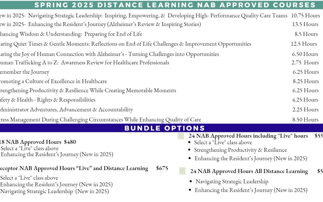 NAB Approved Distance Learning – 2025 | Time4Renewal